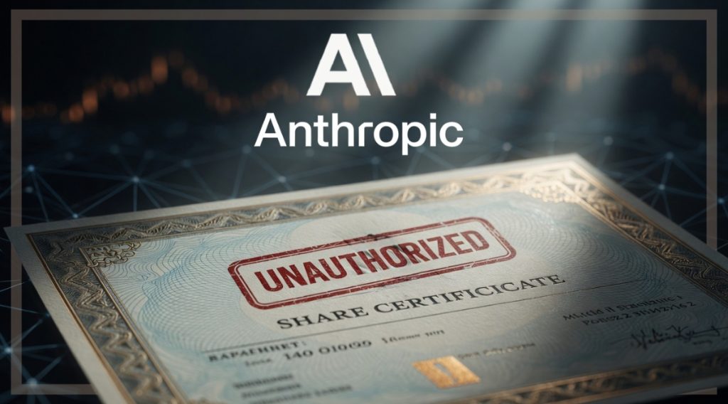 Why is Anthropic Warning About Unauthorised Shares? | Disruption Banking
